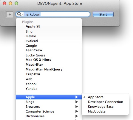 DEVONagent for Web Searching Sponsor - Macdrifter